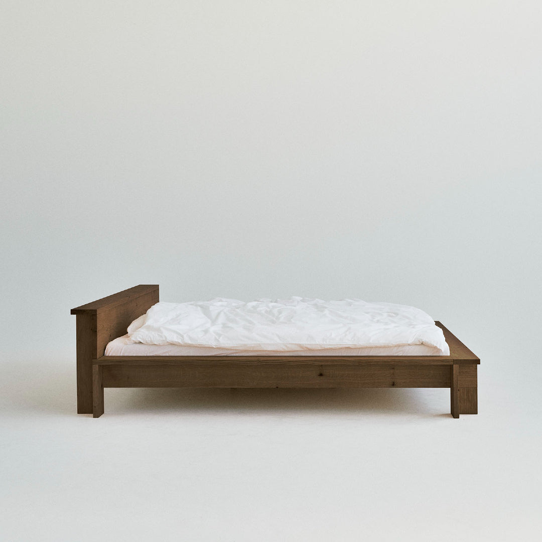 RYE Sleep Hem Bed Frame | Smoked Red Oak | RAASTED