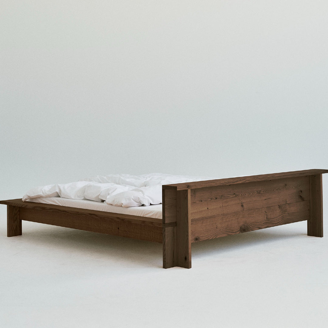 RYE Sleep Hem Bed Frame | Smoked Red Oak | RAASTED