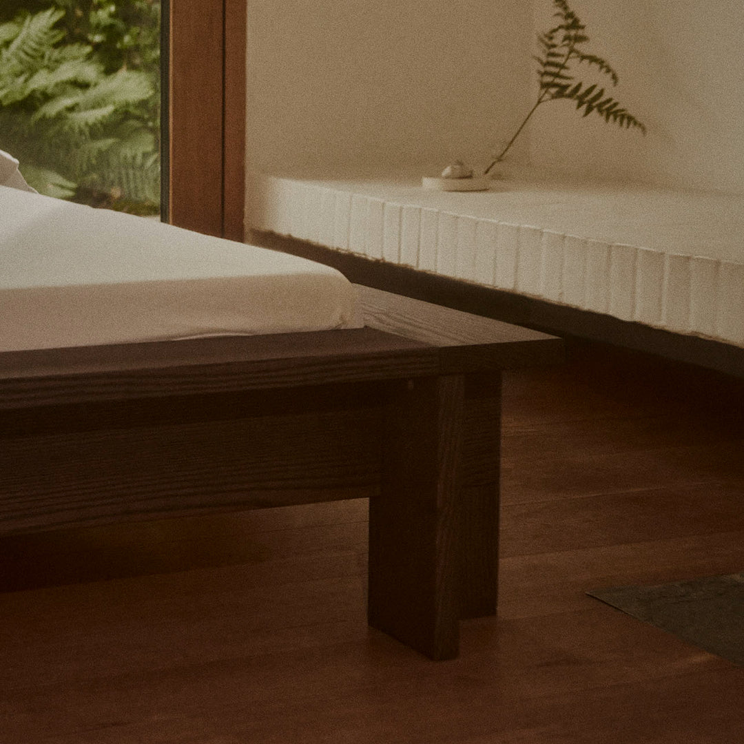 RYE Sleep Hem Bed Frame | Smoked Red Oak | RAASTED